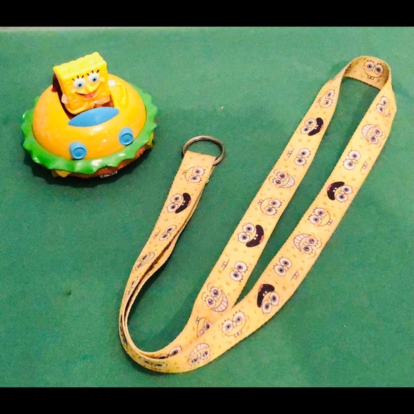 SpongeBob Squarepants | Toys | Spongebob Lanyard And Figurine | Poshmark